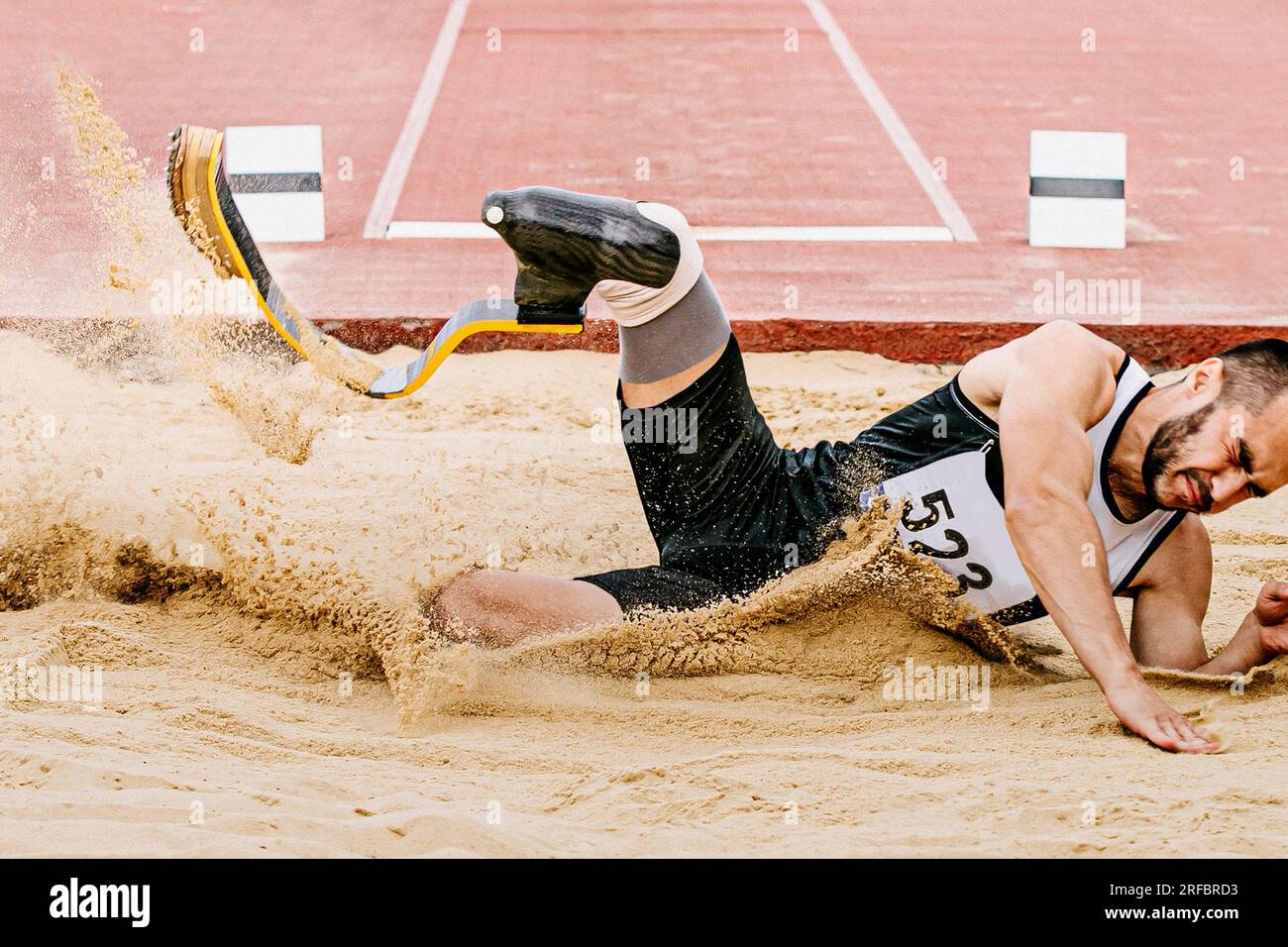 Disabled sports long jump hi-res stock photography and images - Alamy