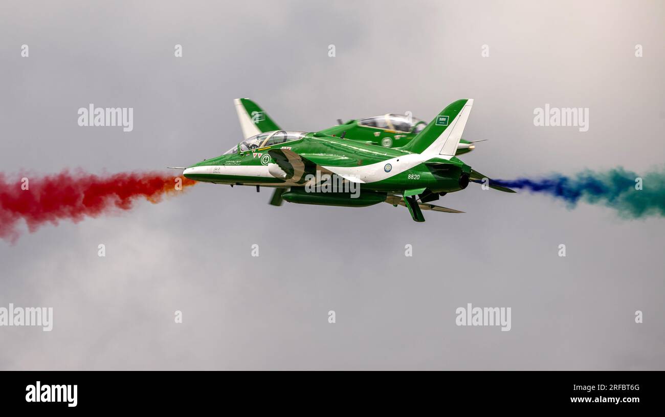 Royal Saudi Air Force National Display Team at the Royal International ...