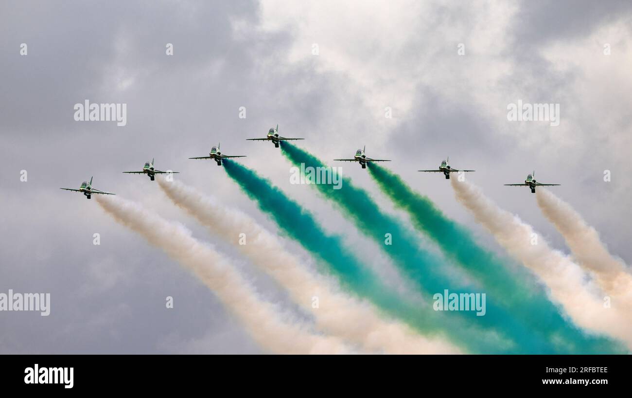 Royal Saudi Air Force National Display Team at the Royal International ...