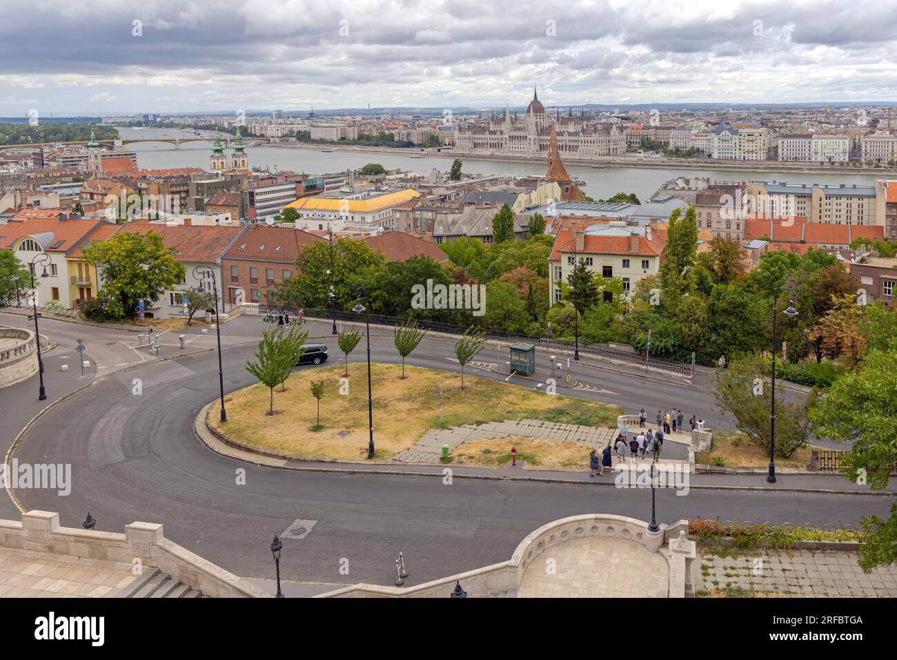Budapest, Hungary - July 31, 2022: Clouds and Rain in Hungarian Capital ...