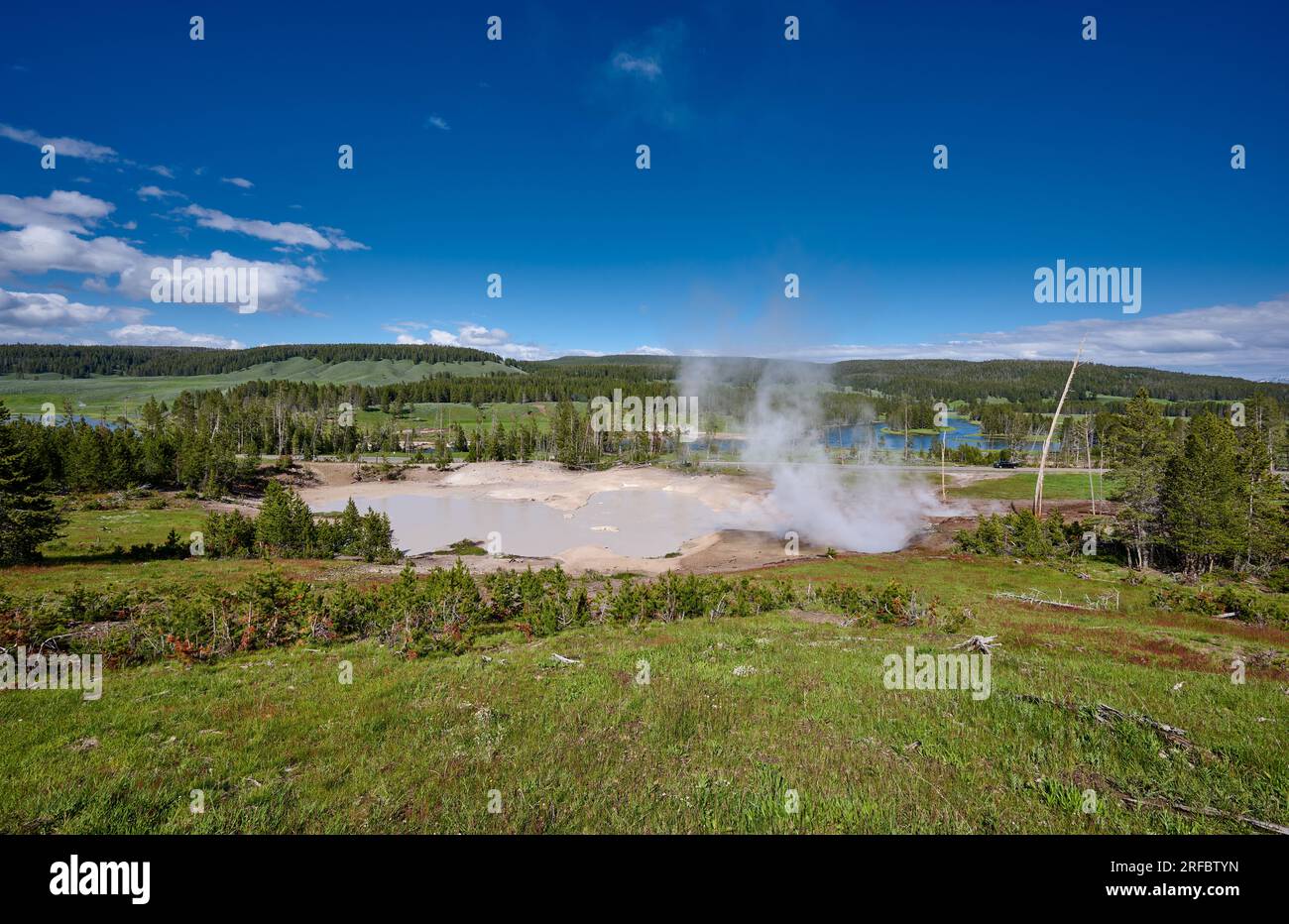 Cooking hillside mud volcano hi-res stock photography and images - Alamy