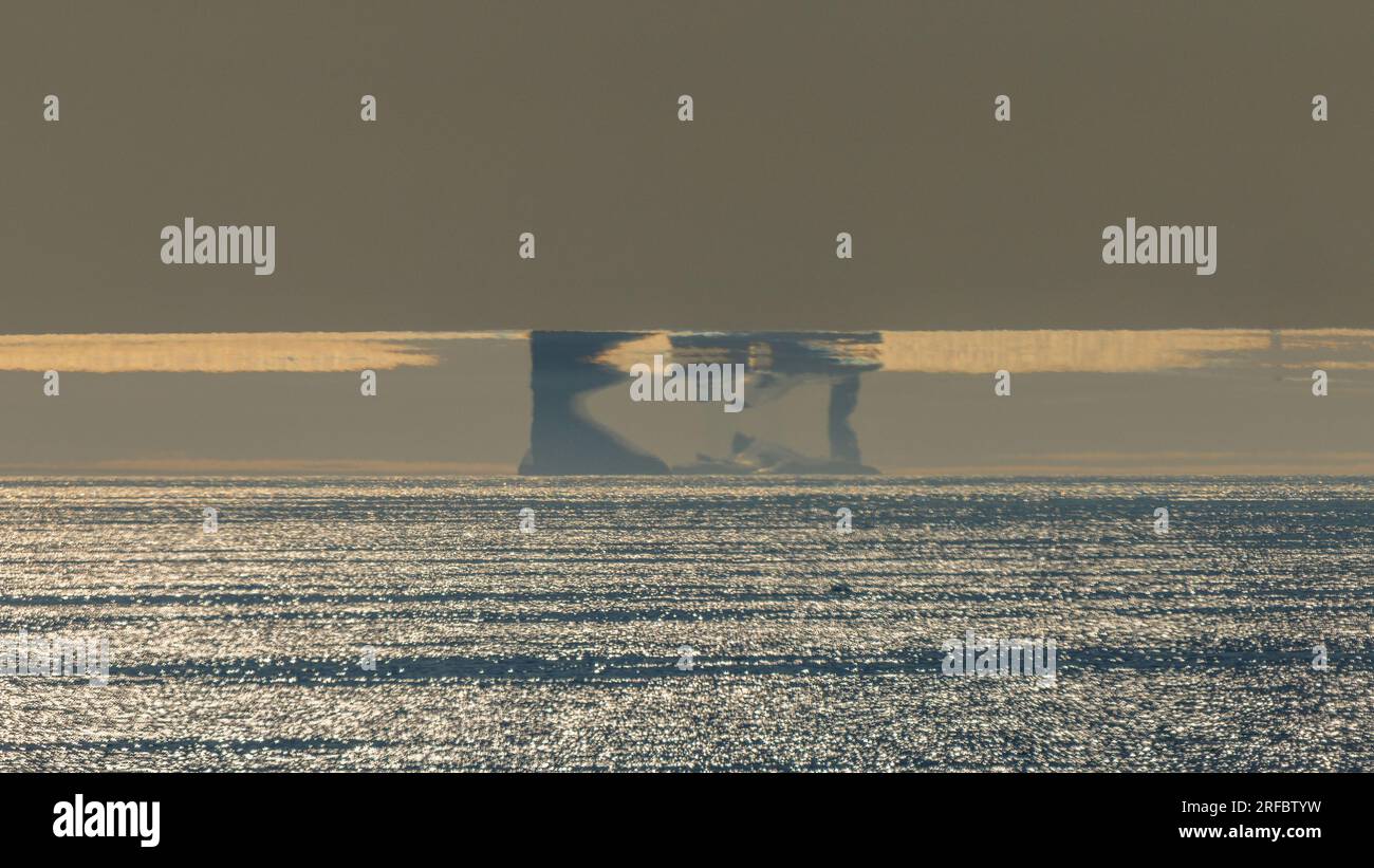 fata morgana effect in coastal arctic waters of greenland with ...