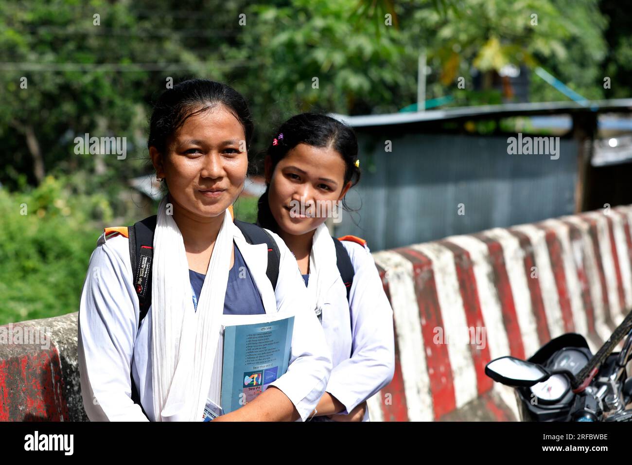 Khagrachhari, Bangladesh - July 23, 2023: The same educational ...