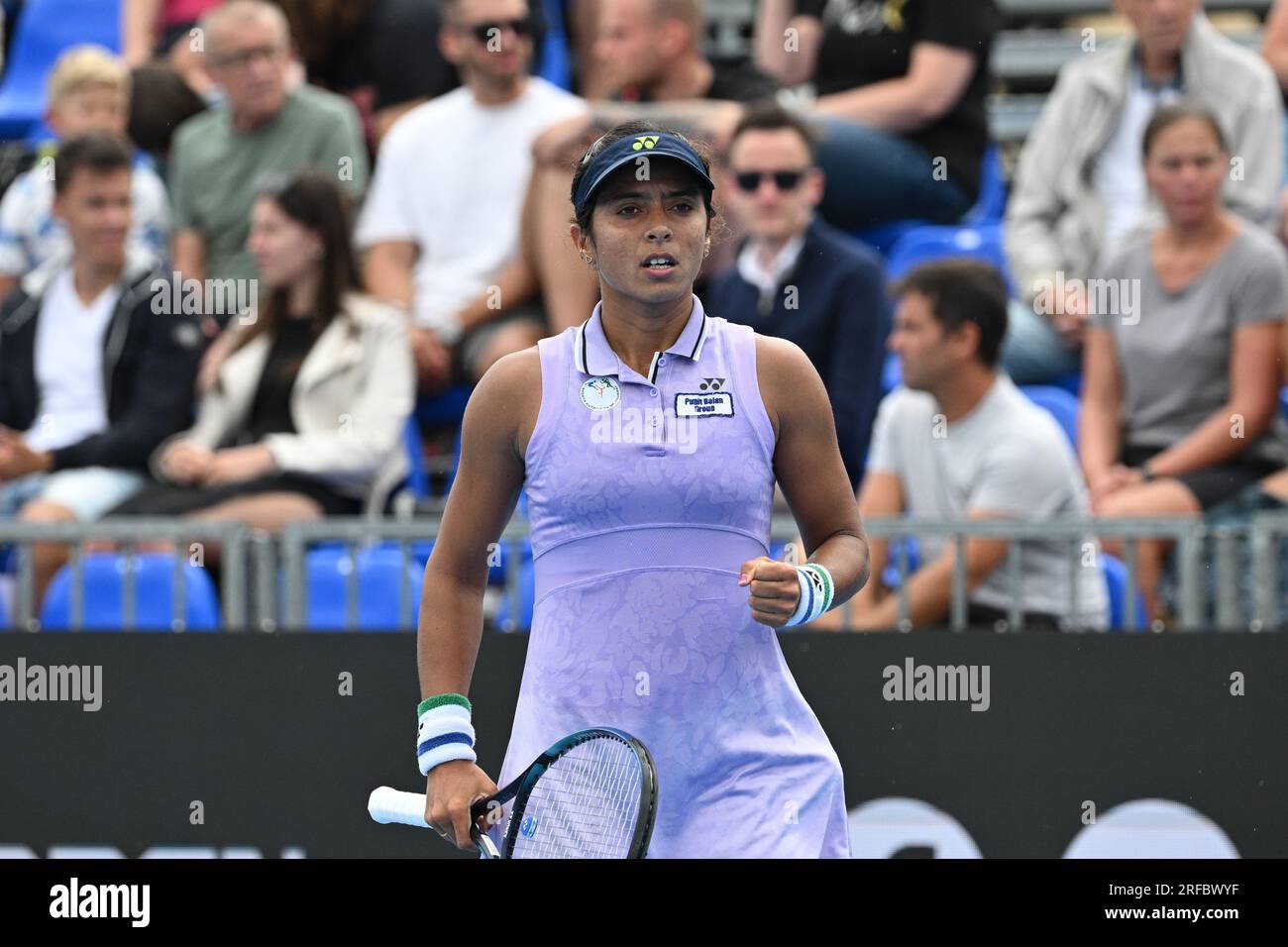 Prague, Czech Republic. 02nd Aug, 2023. Ankita Raina of India is seen ...