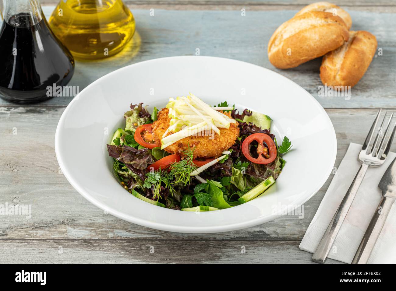 Goat cheese salad vegetables restaurant hi-res stock photography and ...