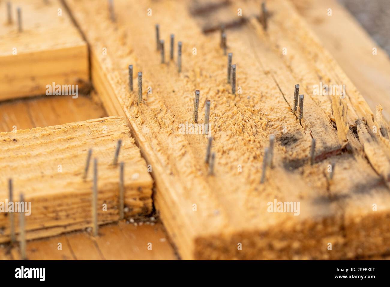 Nail sticking out hi-res stock photography and images - Alamy