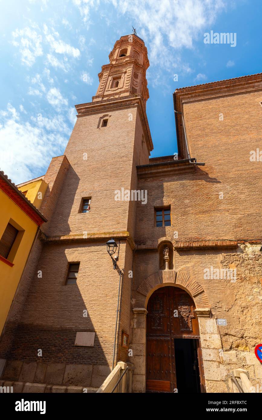 View of Baroque-style church of San Juan el Real (St John the Royal) is ...