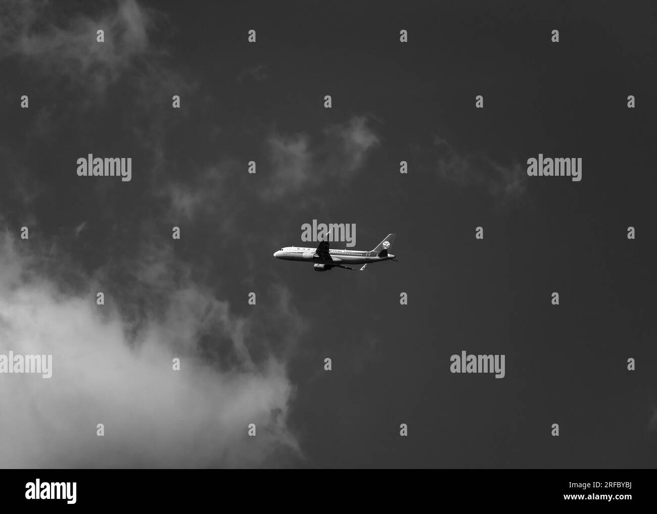 Clear sky Sichuan Airlines A320 airplane Stock Photo - Alamy