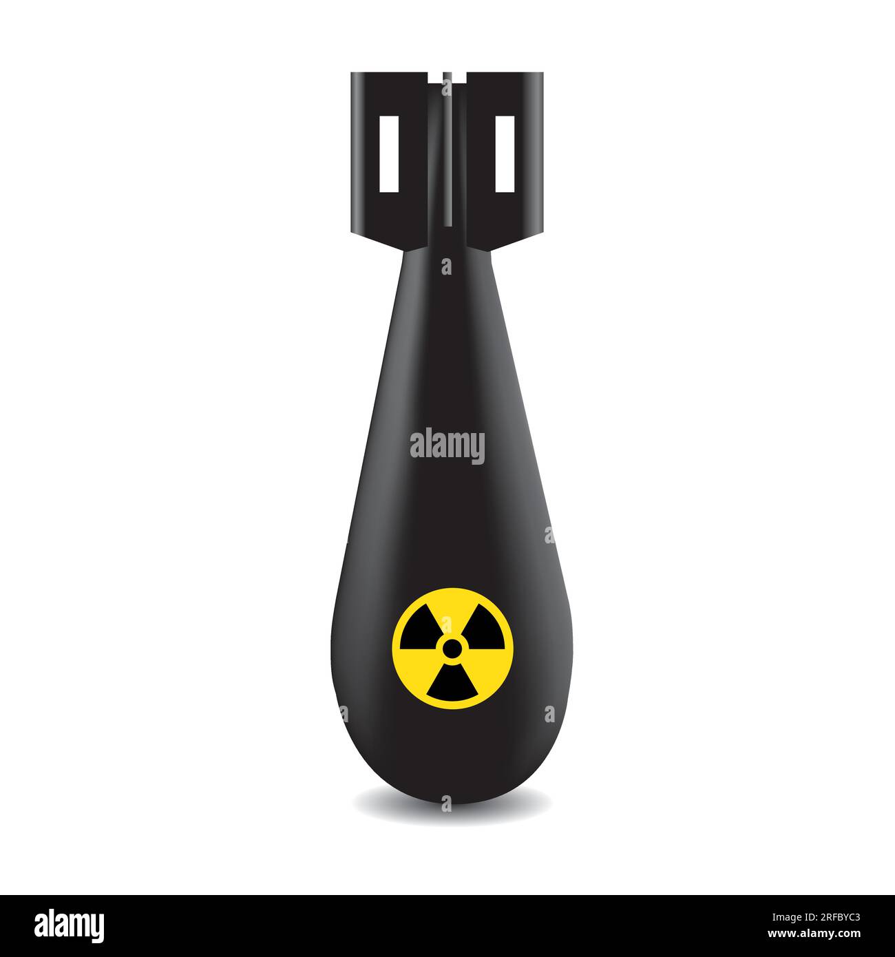 Atomic bomb symbol sign vector Stock Vector Image & Art - Alamy