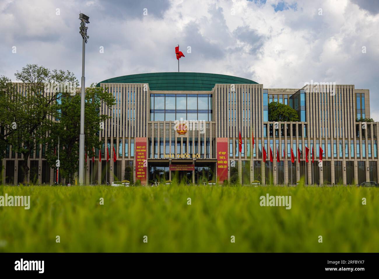 Hanoi, Vietnam - May 28, 2023: Building of the National Assembly of Vietnam, The Constitution of ...