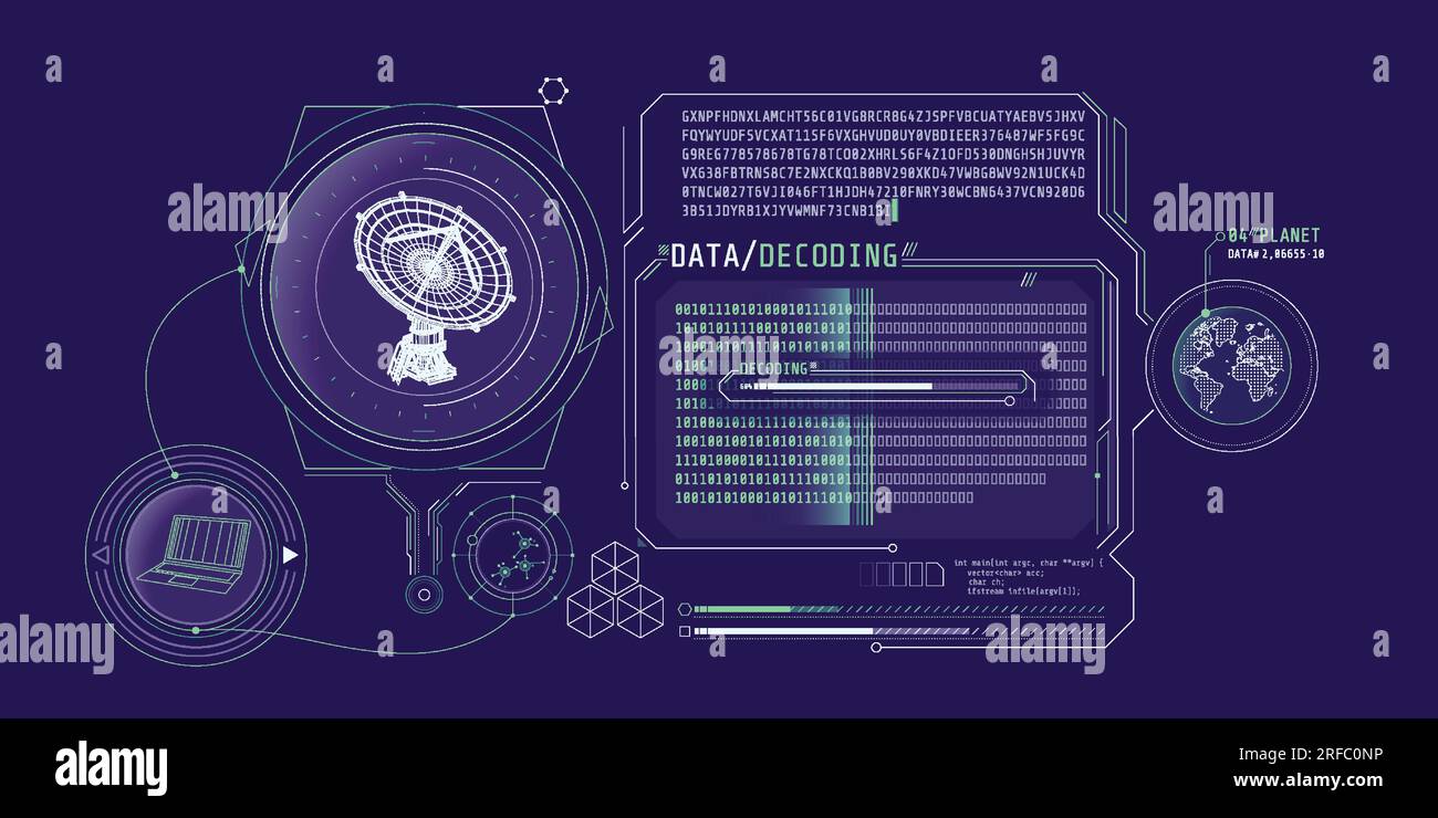 Diagrama De Radiotelescopio Interface Screen For Decoding Radio