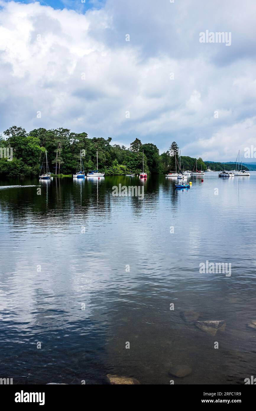 Lake Windermere is the longest lake in England Stock Photo - Alamy