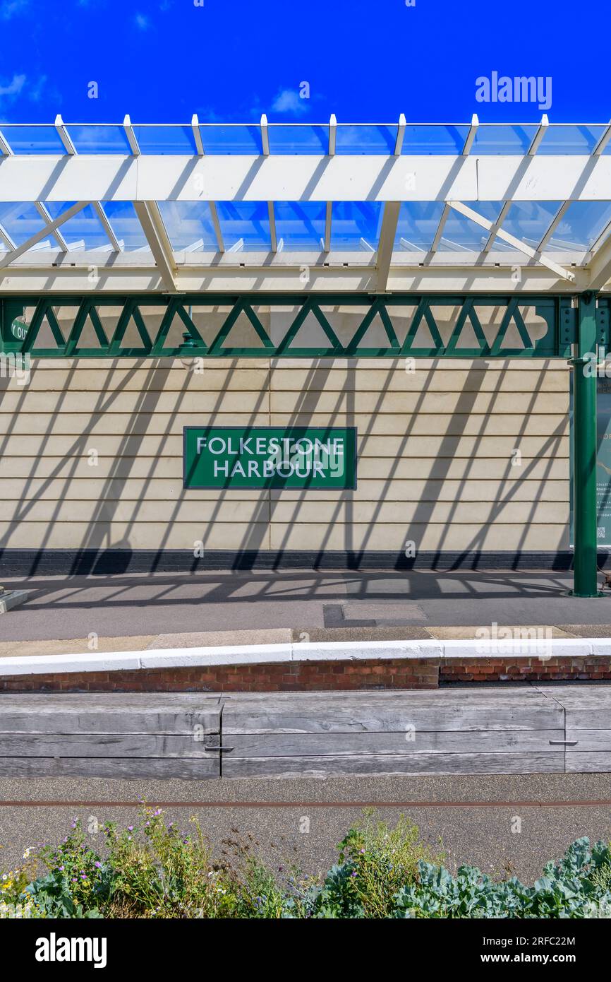 Folkestone Harbour Station. Originally for the Boat Train to France ...