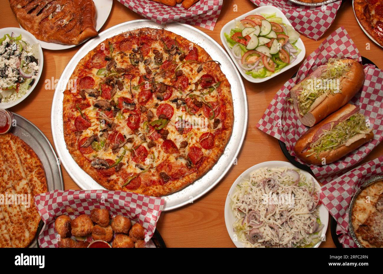 Delicious authentic and traditional tasty Italian foods Stock Photo - Alamy