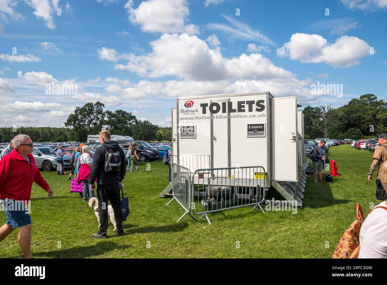 Hallmark Event Hire mobile public toilets at the Sandringham Flower ...