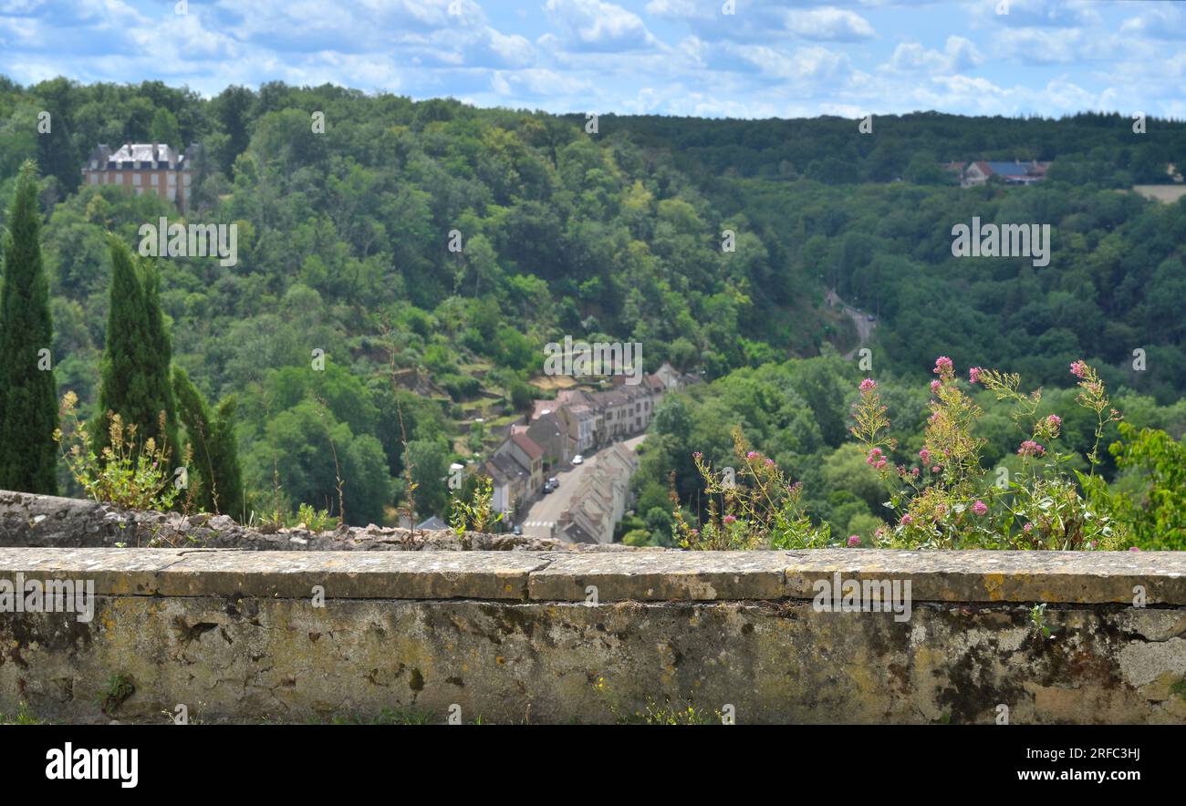 The medieval town of Avallon, FR Stock Photo - Alamy