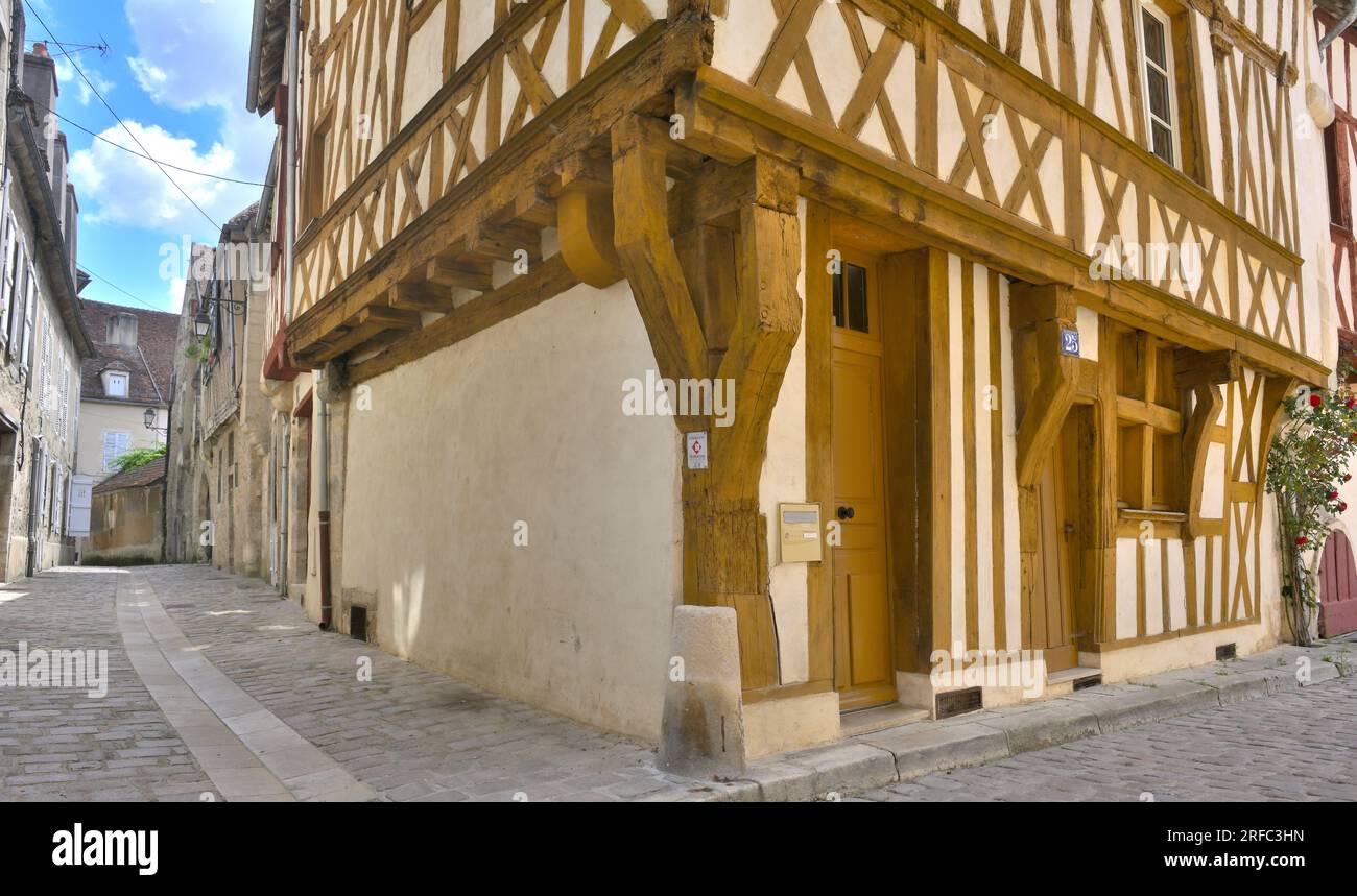 The medieval town of Avallon, FR Stock Photo - Alamy