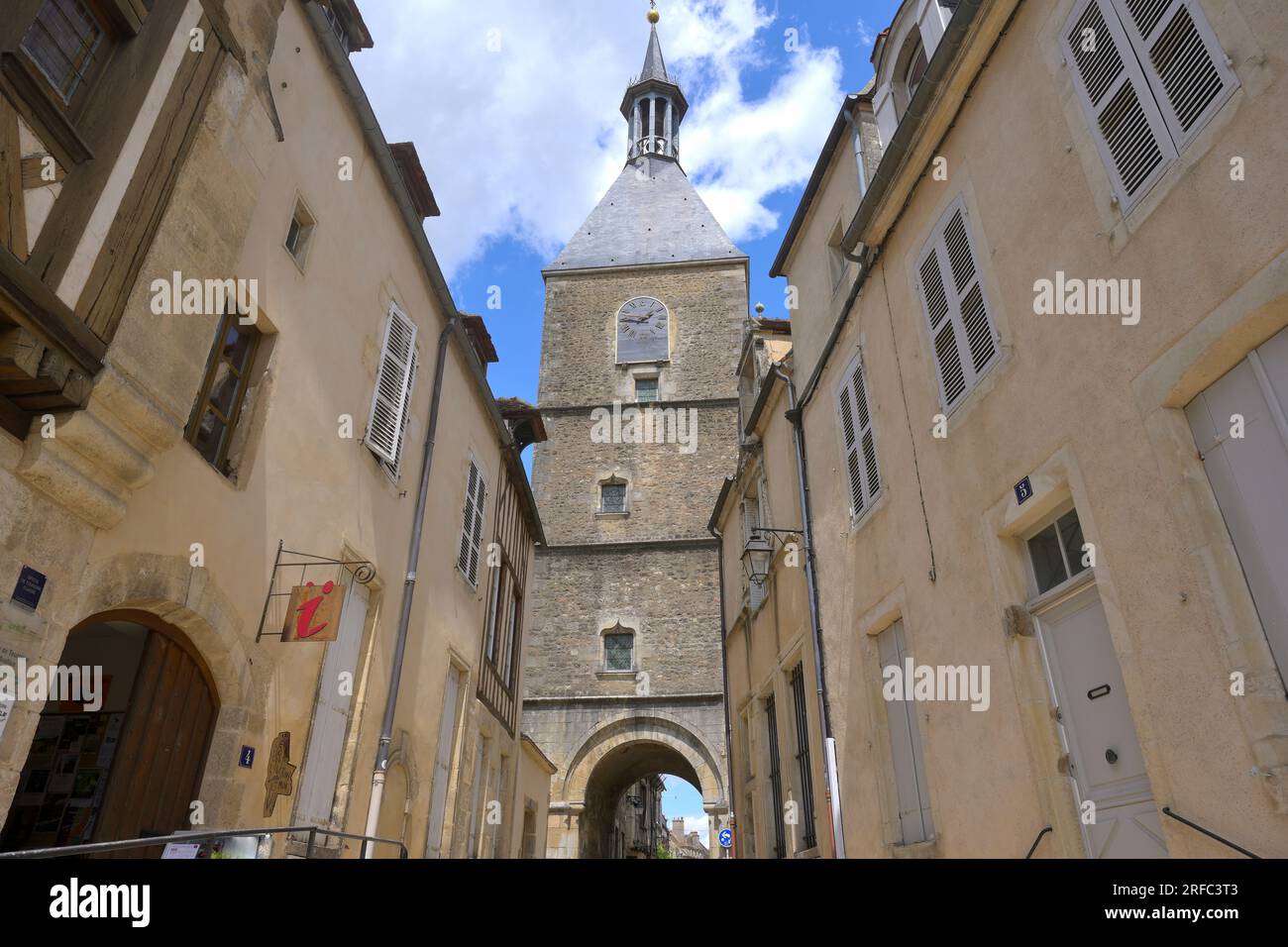 The medieval town of Avallon, FR Stock Photo - Alamy