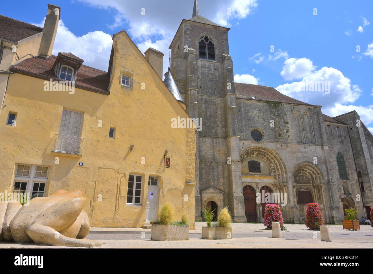 The medieval town of Avallon, FR Stock Photo - Alamy