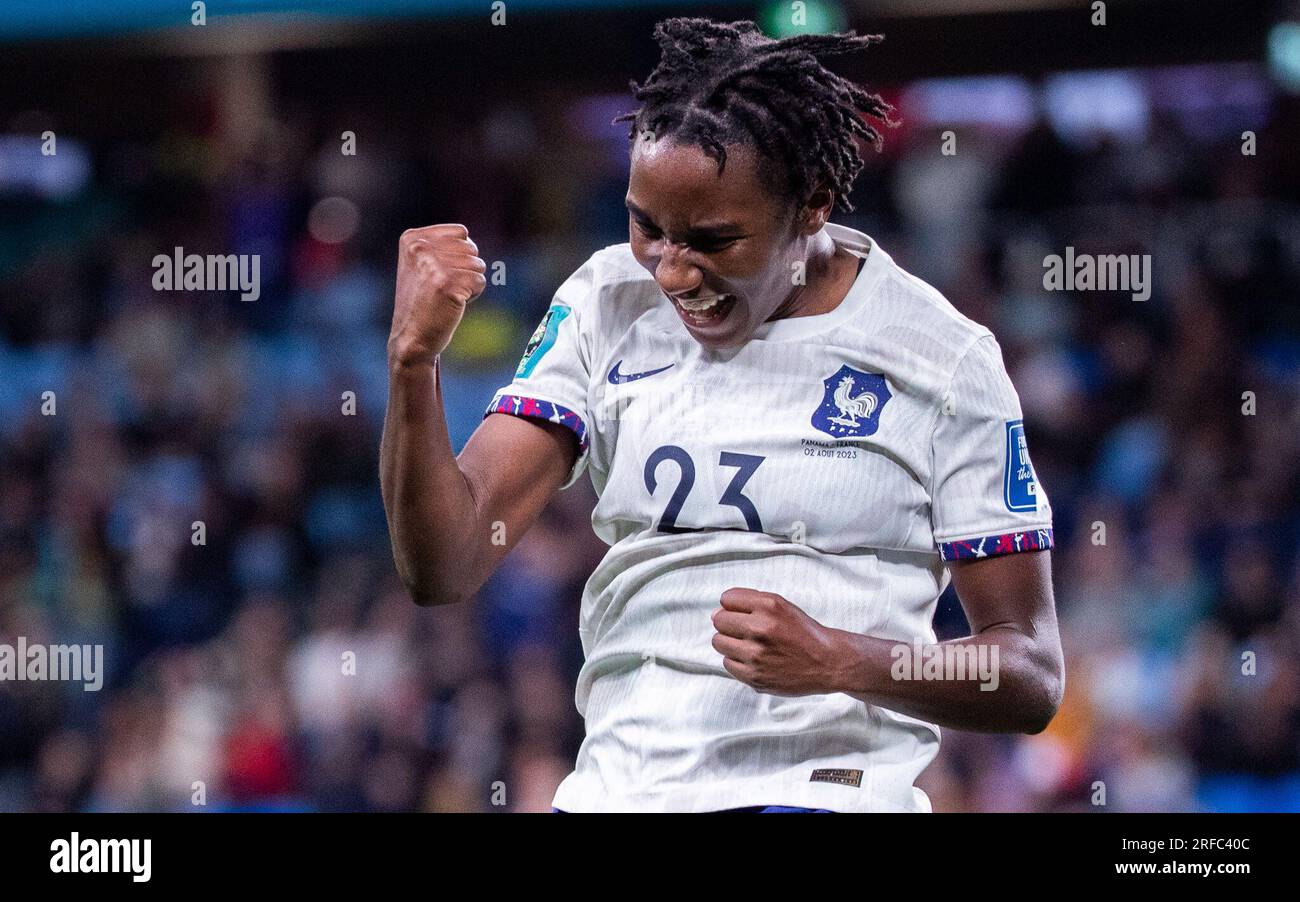 Sydney, Australia. 2nd Aug, 2023. Vicki Becho of France celebrates ...