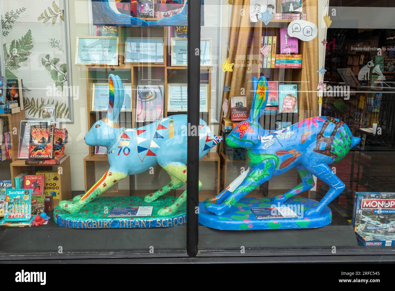 Hares of Hampshire Art trail Winchester England 2022, Hiltingburys ...