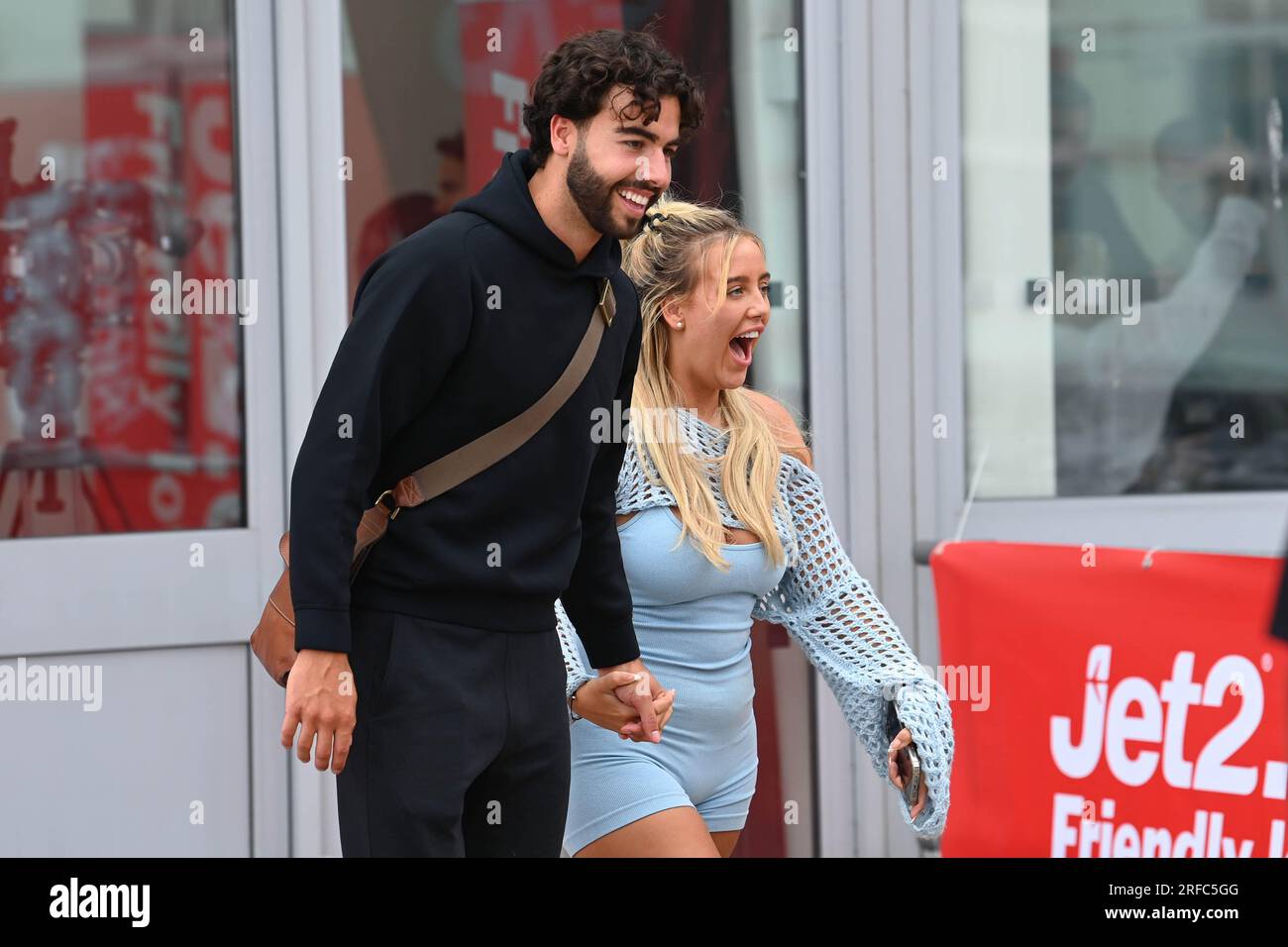 EDITORIAL USE ONLY Winners of this year's Love Island, Sammy Root and ...