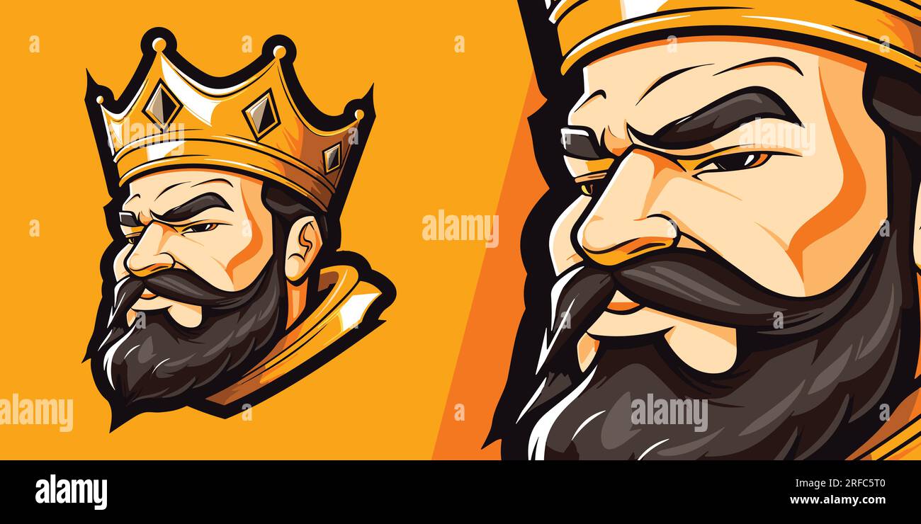 Fat king illustration Stock Vector Images - Alamy