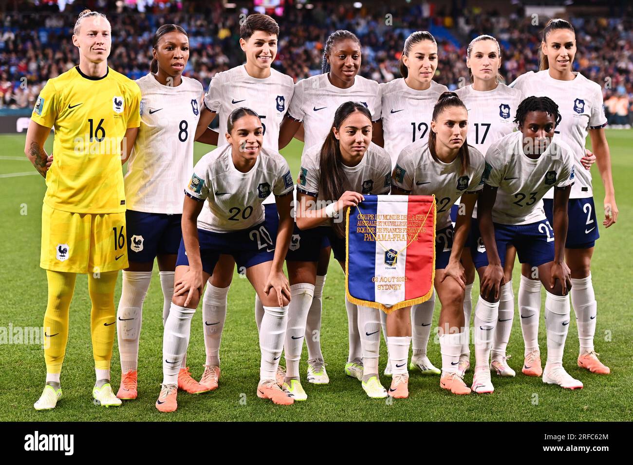 France team pose for a team photo during the FIFA Women's World Cup ...