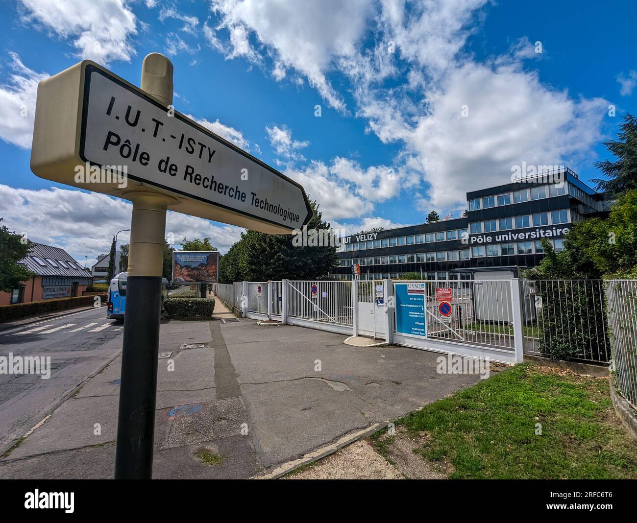 Exterior view of the campus hosting the University Institute of ...