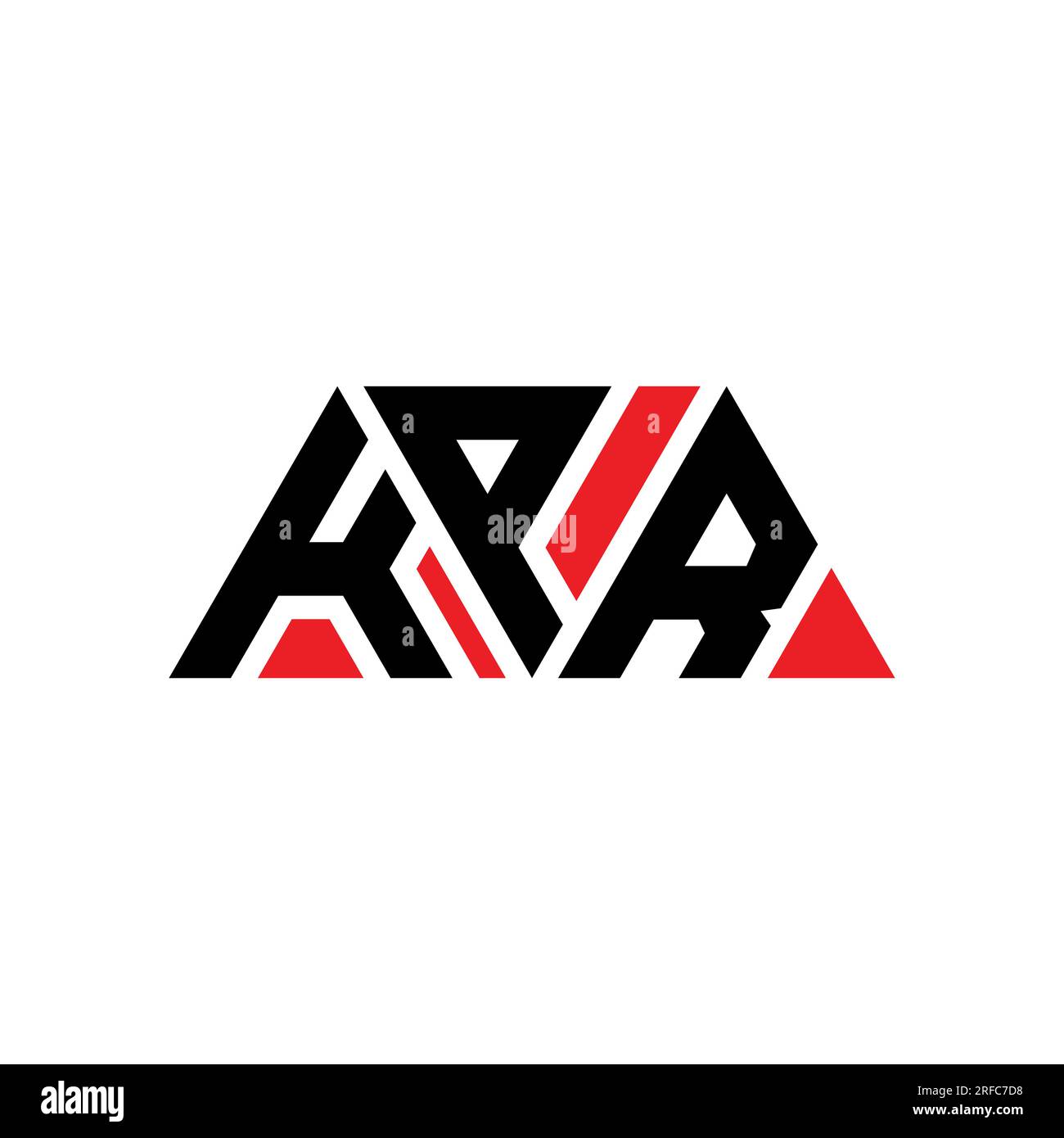 KPR triangle letter logo design with triangle shape. KPR triangle logo ...