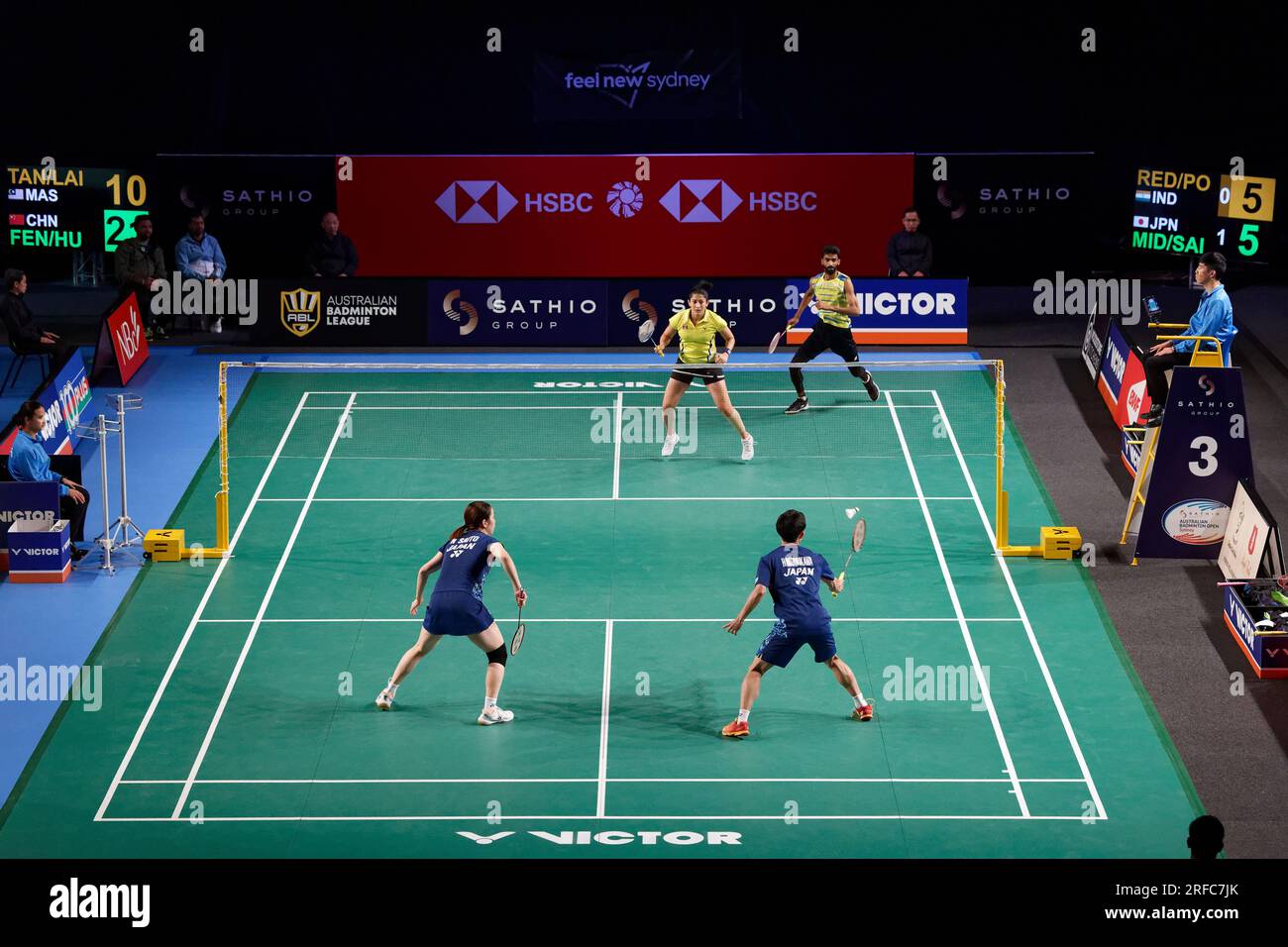 Sydney, Australia. 02nd Aug, 2023. Natsu Saito and Hiroki Midorikawa of ...