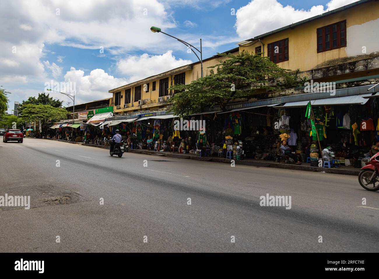Hanoi, Vietnam - May 28, 2023: Enchanting Old town streets reveal a ...