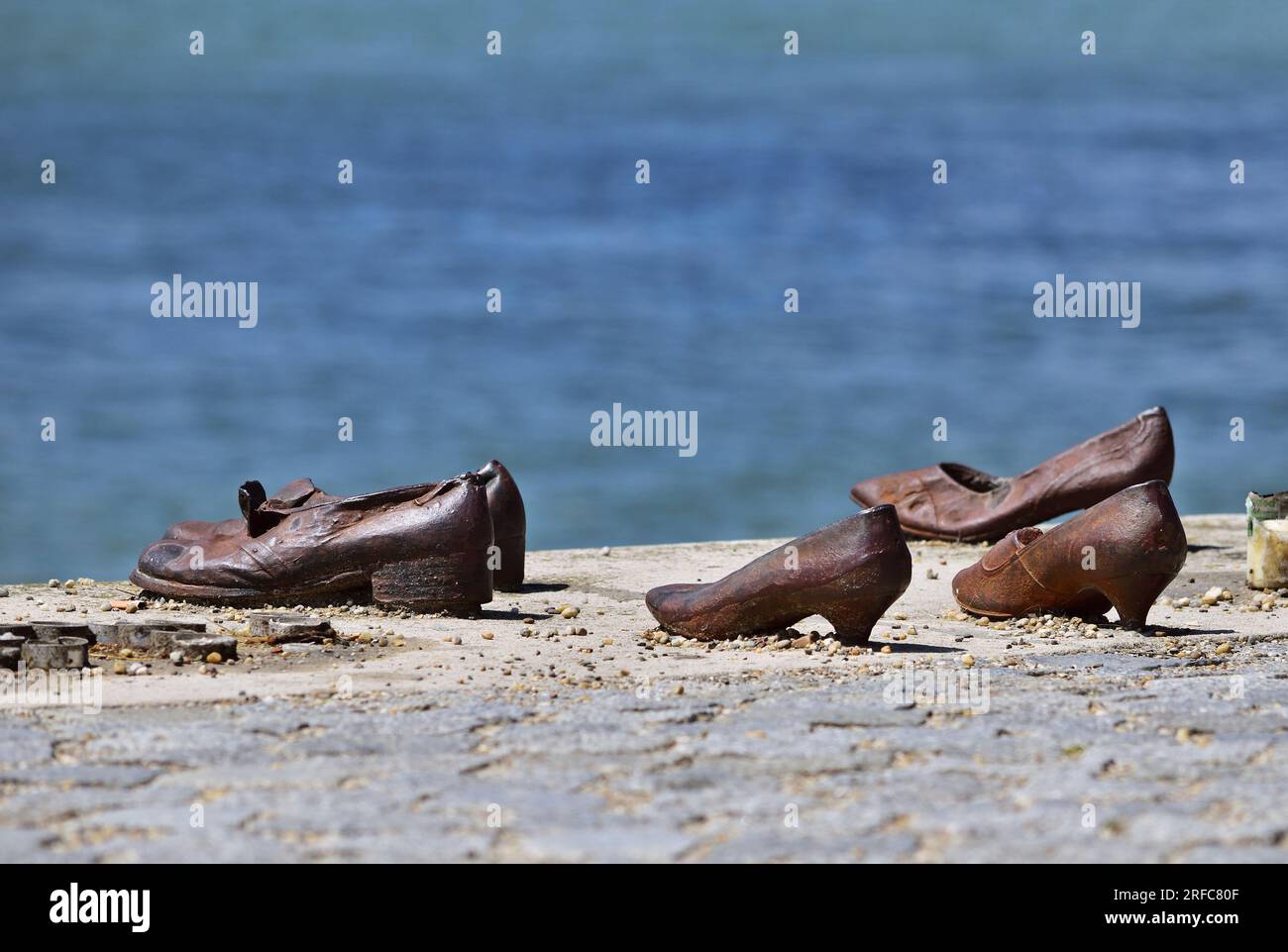 Holocaust memorial with shoes hi-res stock photography and images - Alamy