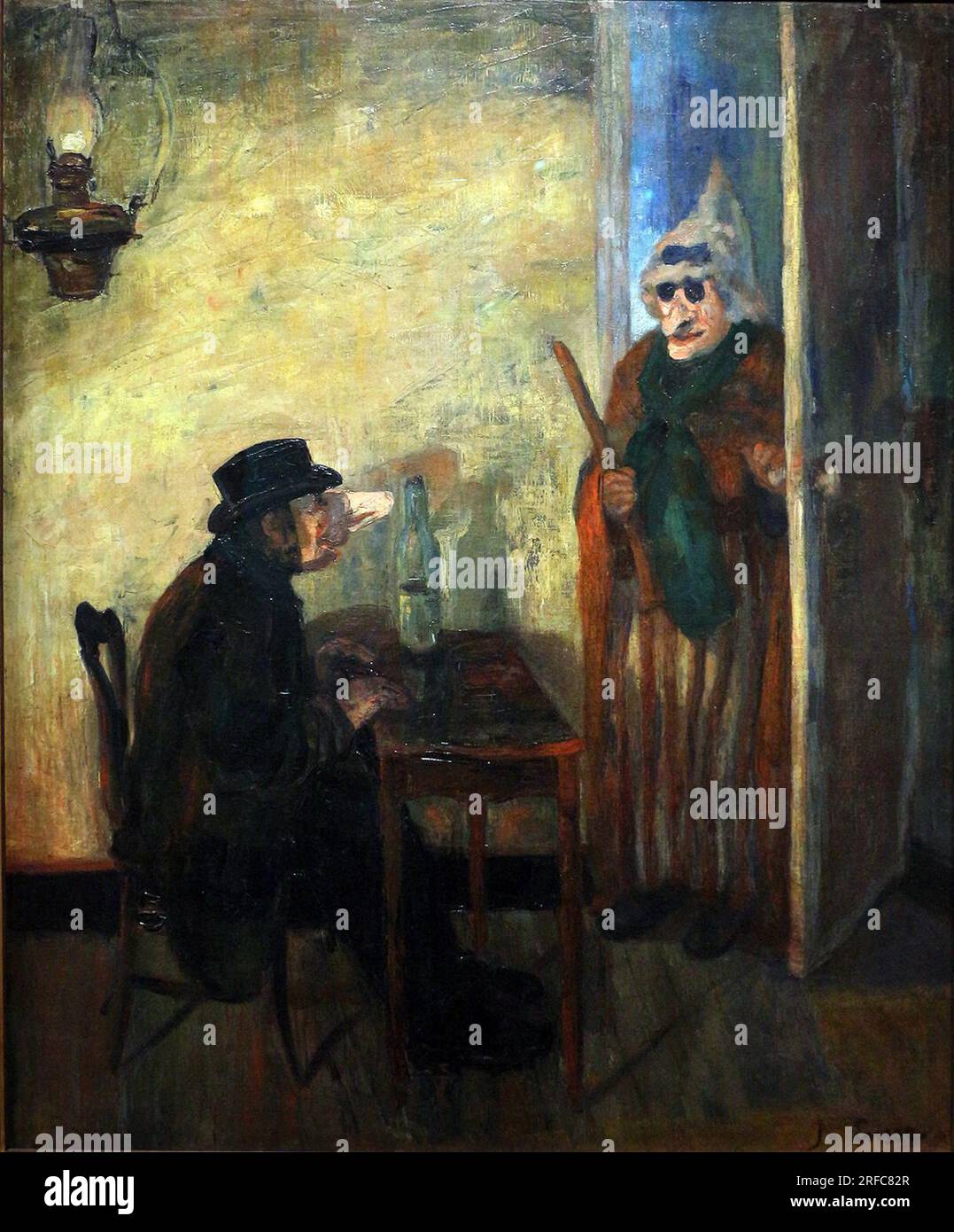 The Scandalized Masks 1883 by James Ensor Stock Photo - Alamy