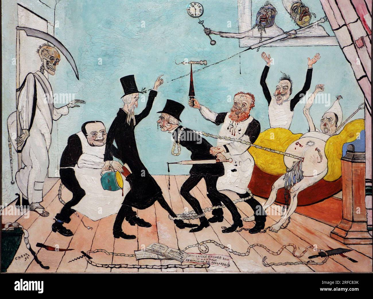The Bad Doctors 1892 by James Ensor Stock Photo - Alamy