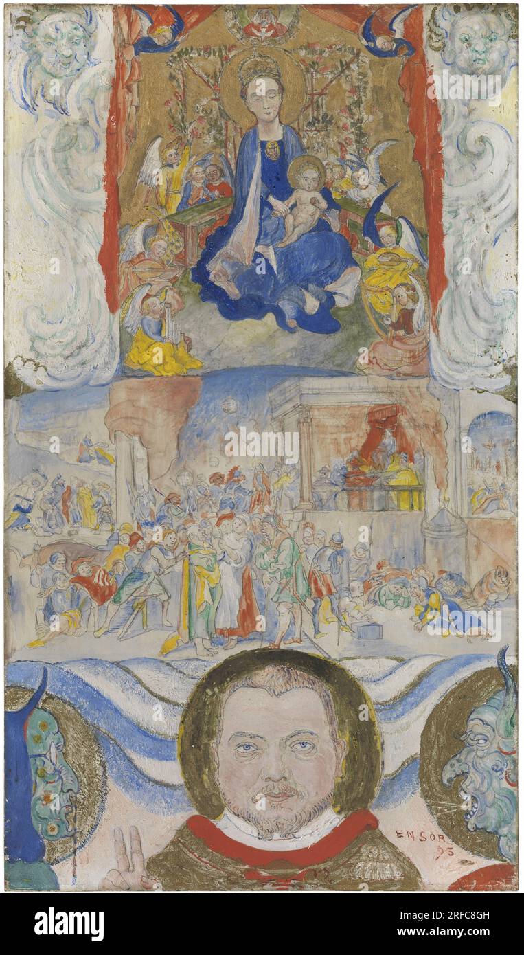 Icone portrait of eugene demolder hi-res stock photography and images ...