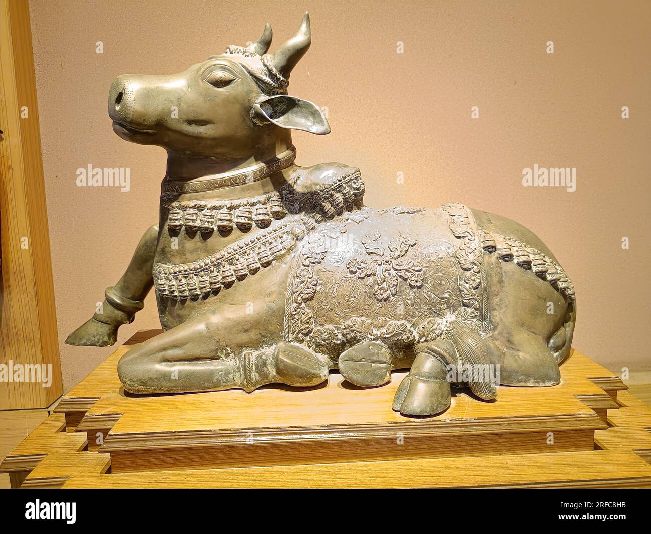 Nandi bull, the ride of Shiva Stock Photo - Alamy