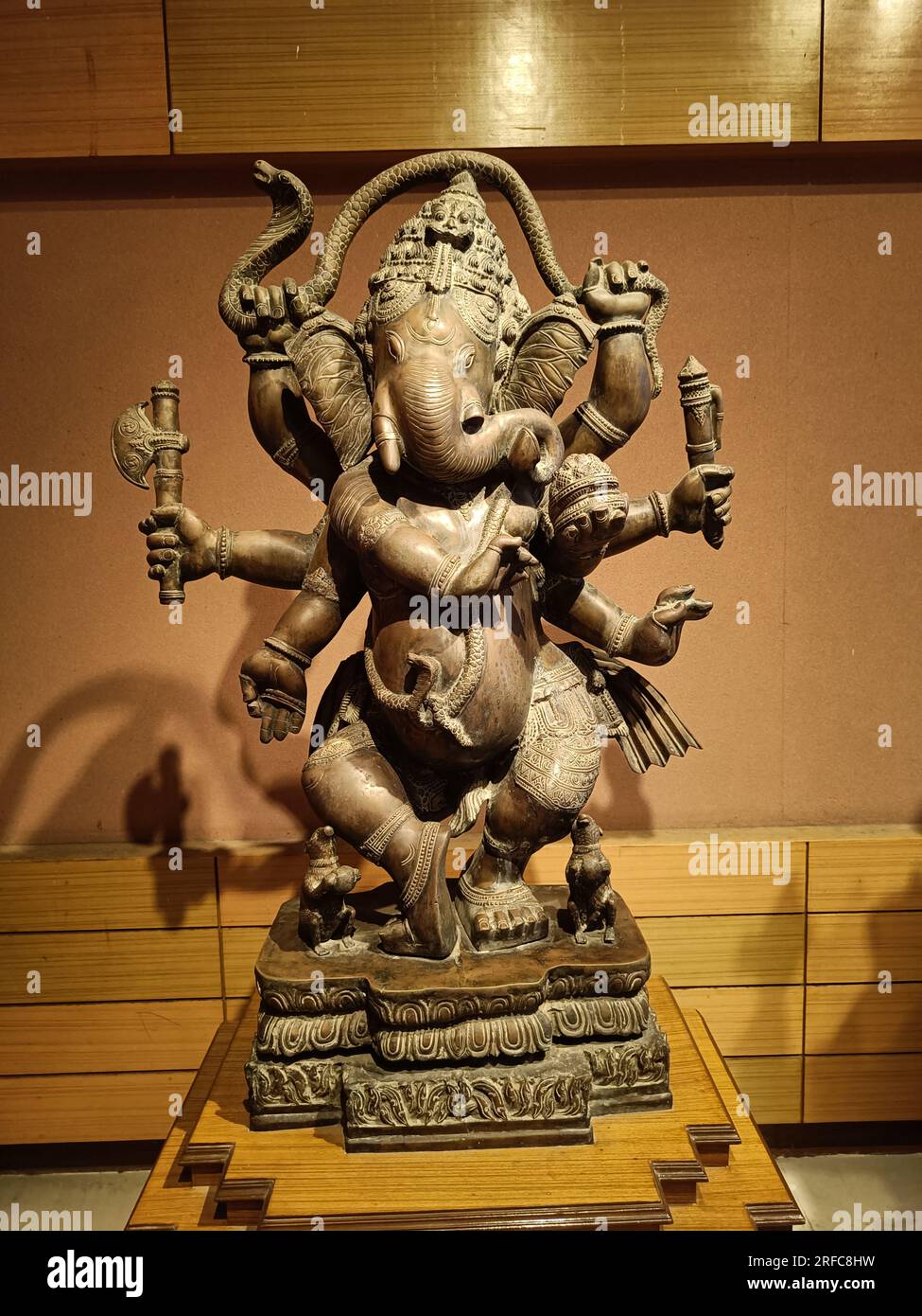 Ganesha with eight arms Stock Photo - Alamy