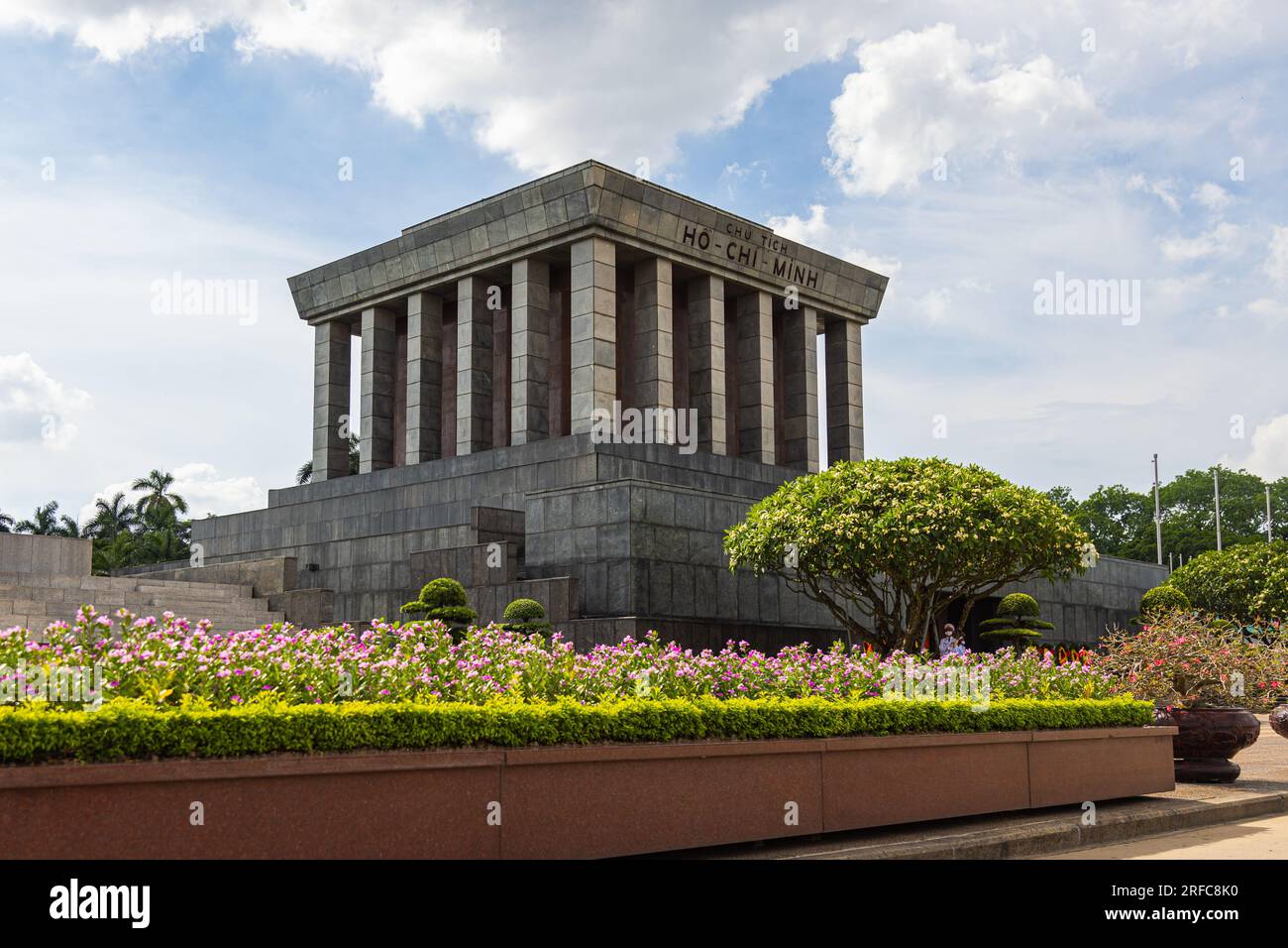 Hanoi, Vietnam - May 28, 2023: The Ho Chi Minh Mausoleum, a solemn ...