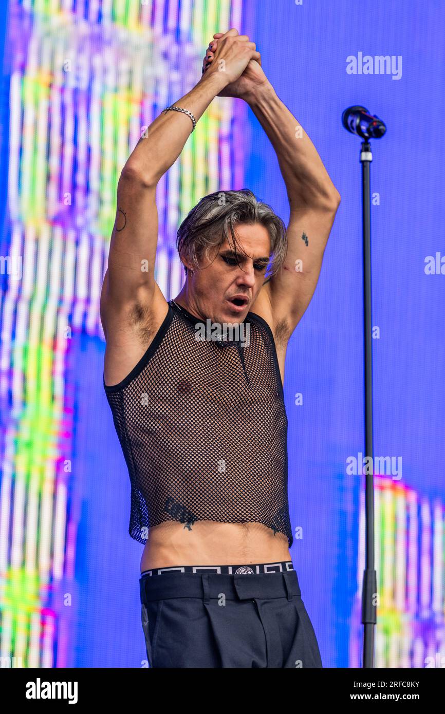 Confidence Man (with singers Janet Planet (Grace Stephenson) and Sugar Bones (Aidan Moore)) play ...