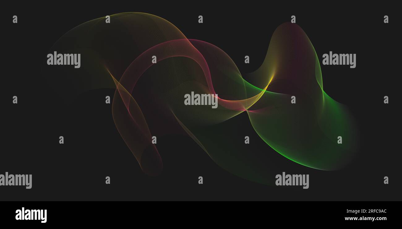Abstract dark background with colored lines. Background blur for ...