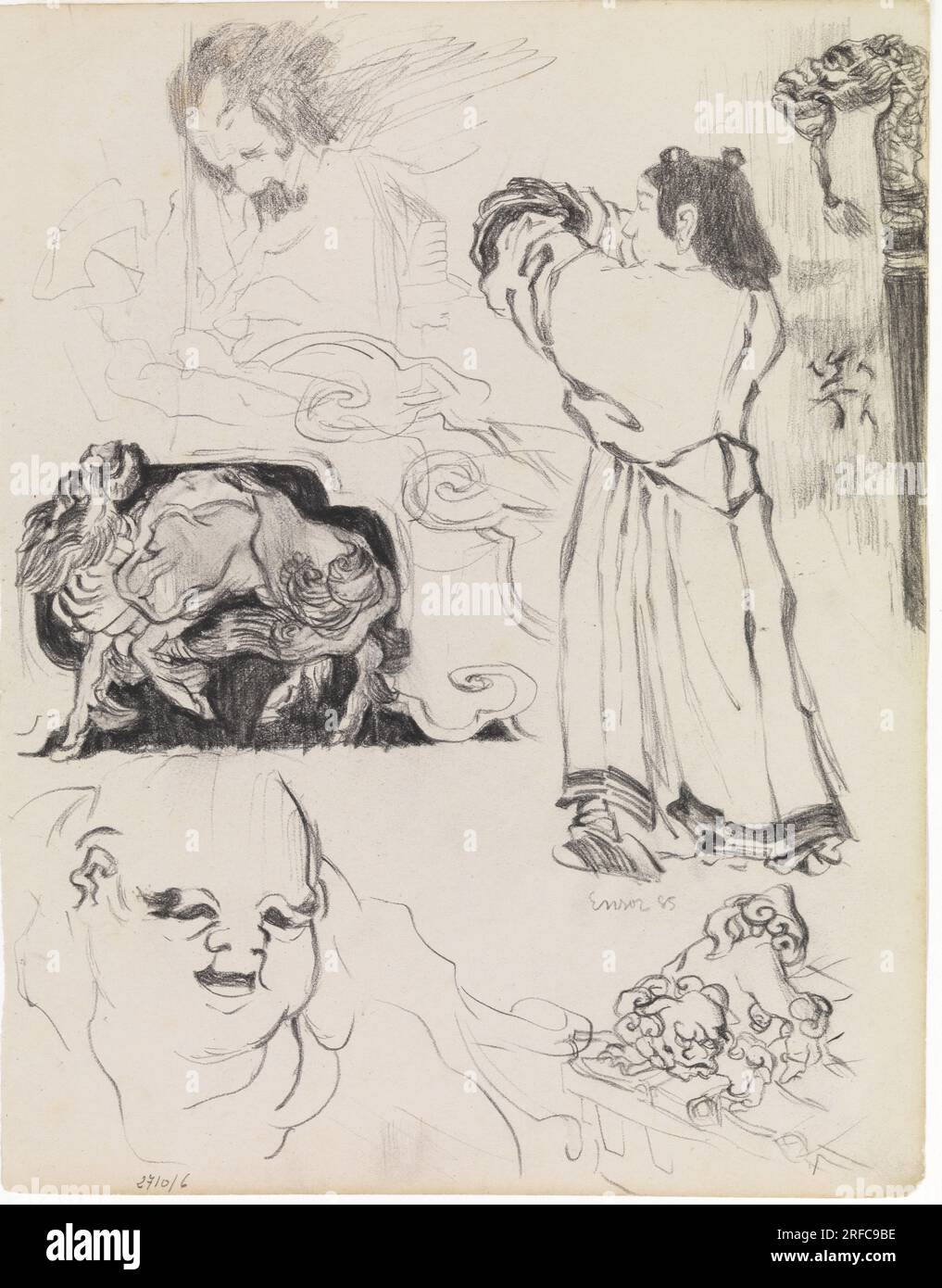 Chinoiserie 1885 by James Ensor Stock Photo - Alamy