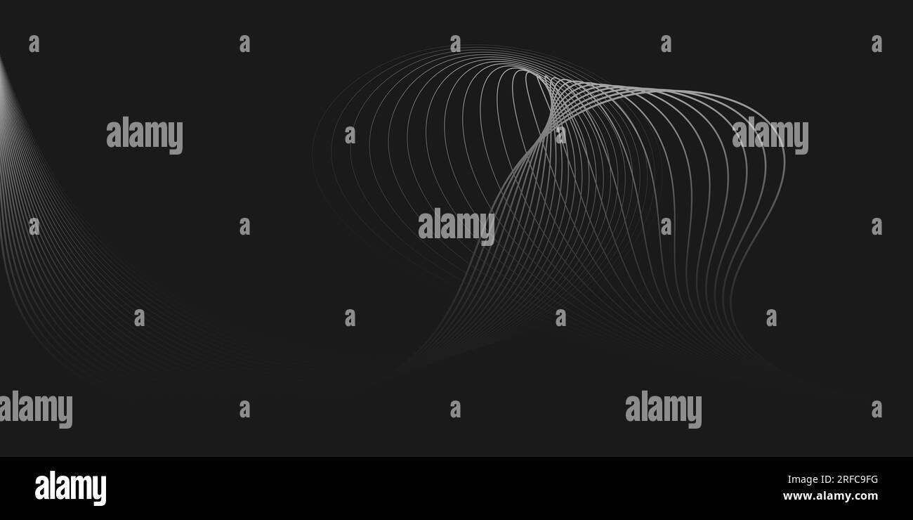 Abstract dark background with white lines. Background blur for ...