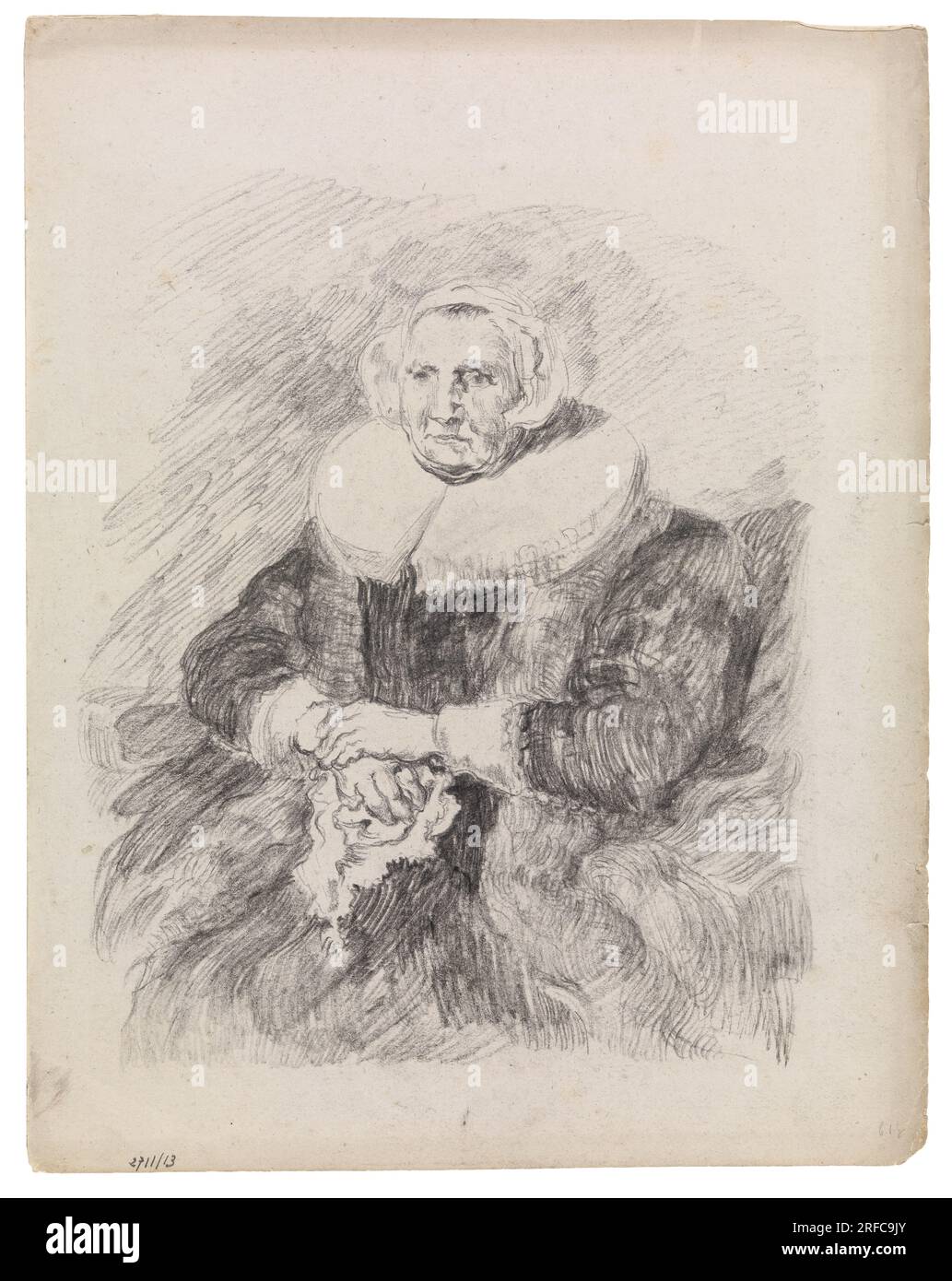 Elisabeth Bas between circa 1880 and circa 1886 by James Ensor Stock ...