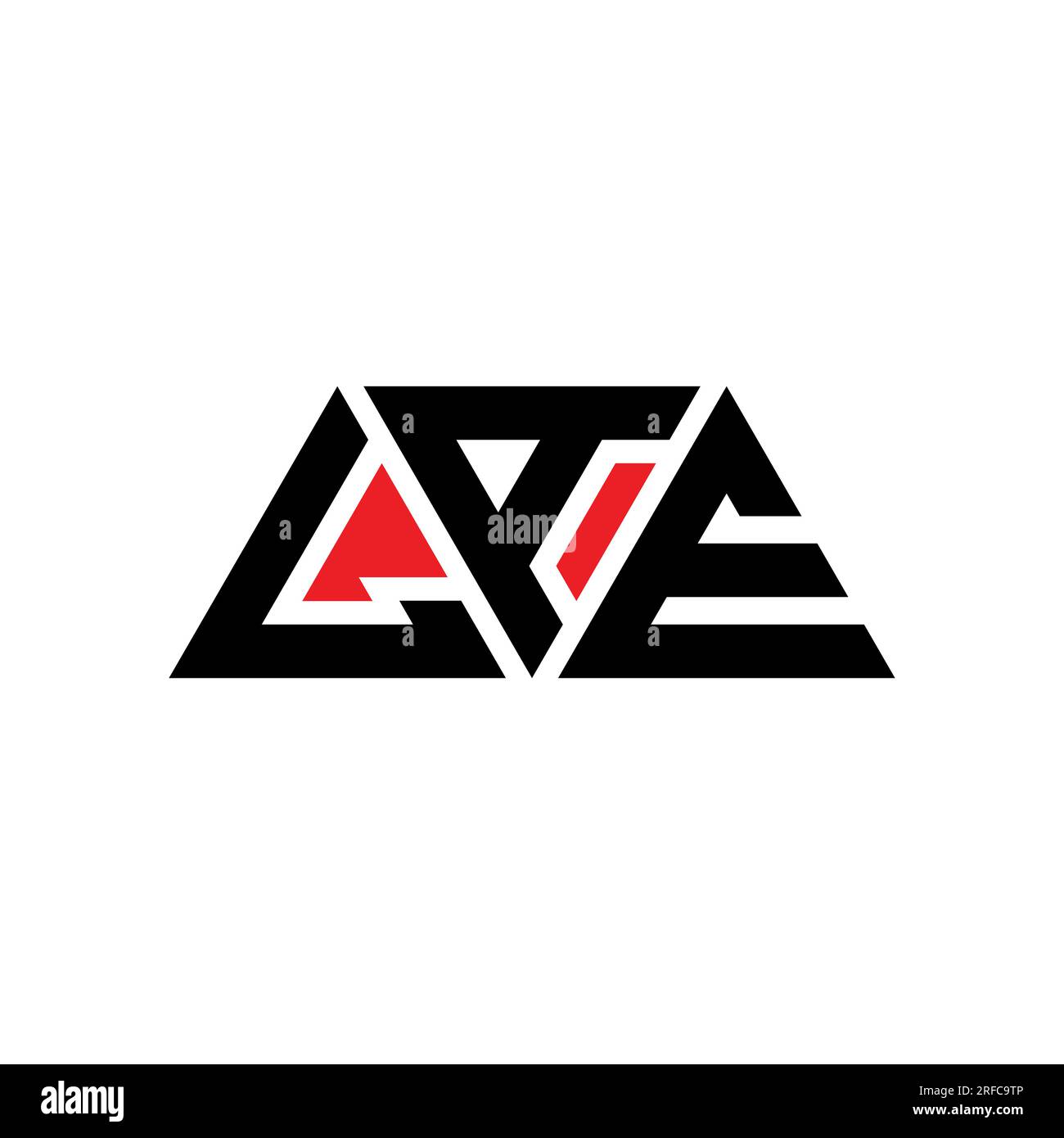 LAE triangle letter logo design with triangle shape. LAE triangle logo ...