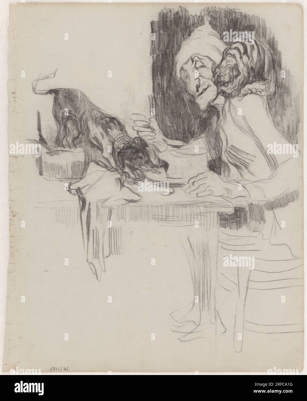 Dining single man between circa 1880 and circa 1886 by James Ensor ...