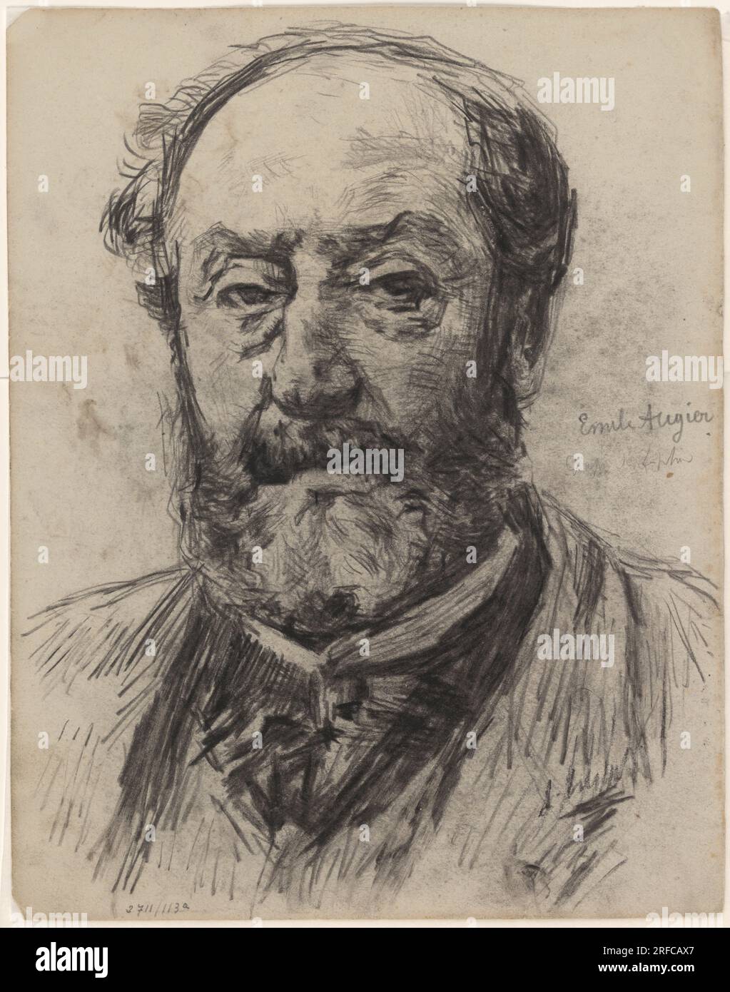 The Playwright Emile Augier by James Ensor Stock Photo - Alamy