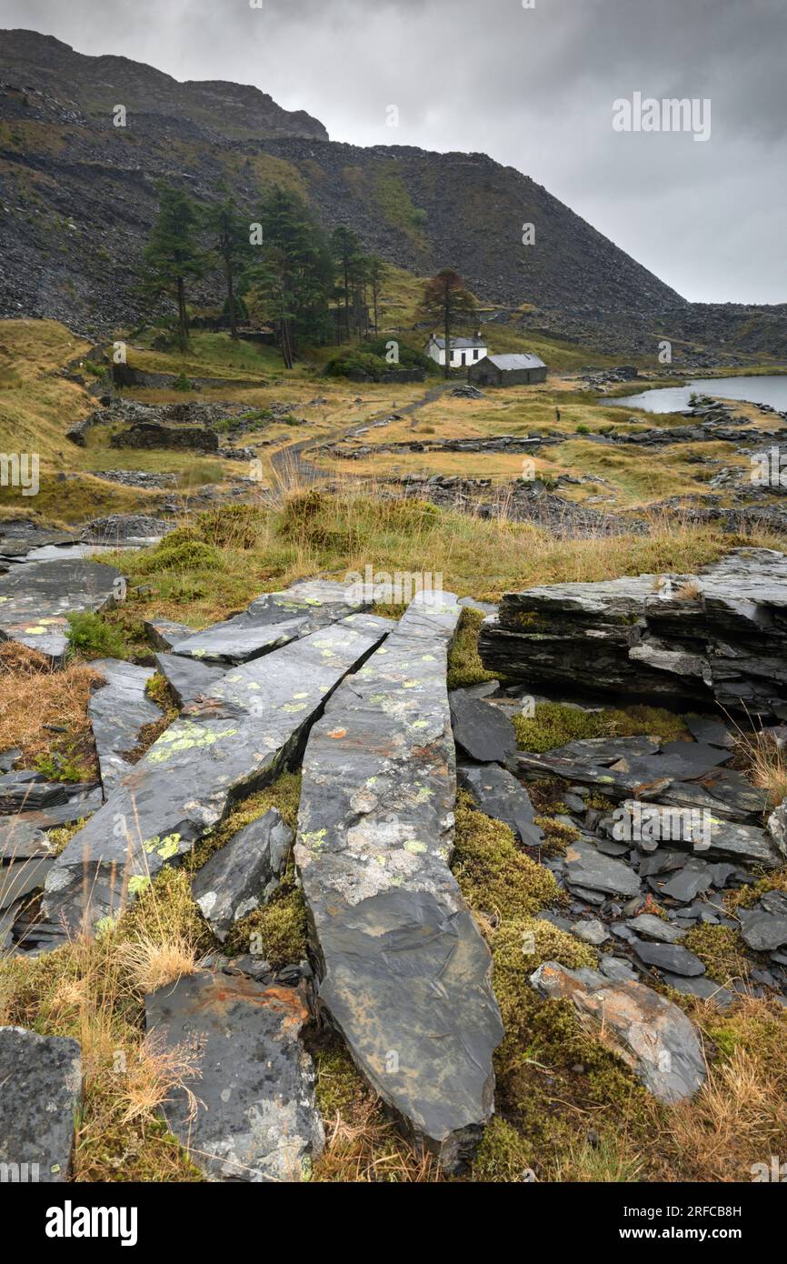 Cwmorthin Slate Quarry Stock Photo - Alamy