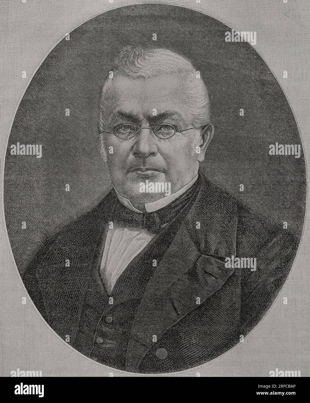 Louis-Adolphe Thiers (1797-1877). French statesman and historian ...