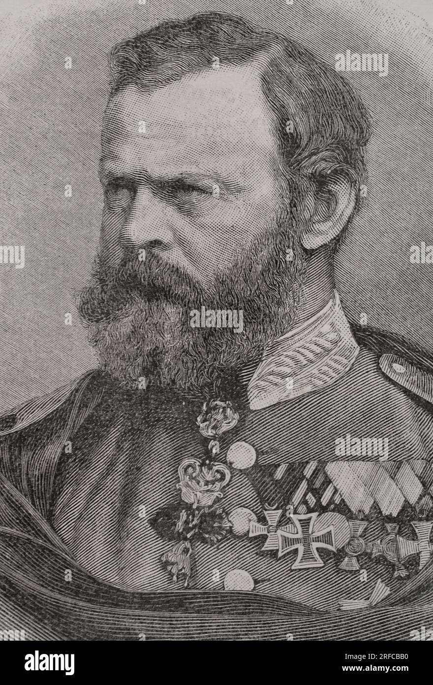 Luitpold of Bavaria (1821-1912). Prince regent of Bavaria from 1886 to ...